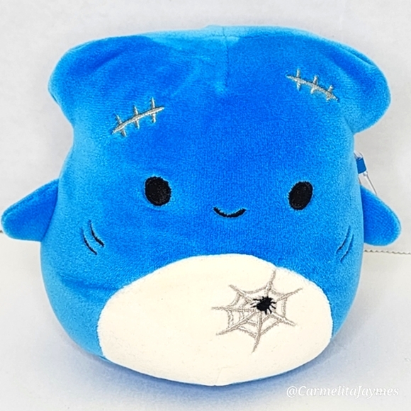 Squishmallows | Toys | Nitro Blue Hammerhead Shark W Spider Halloween ...